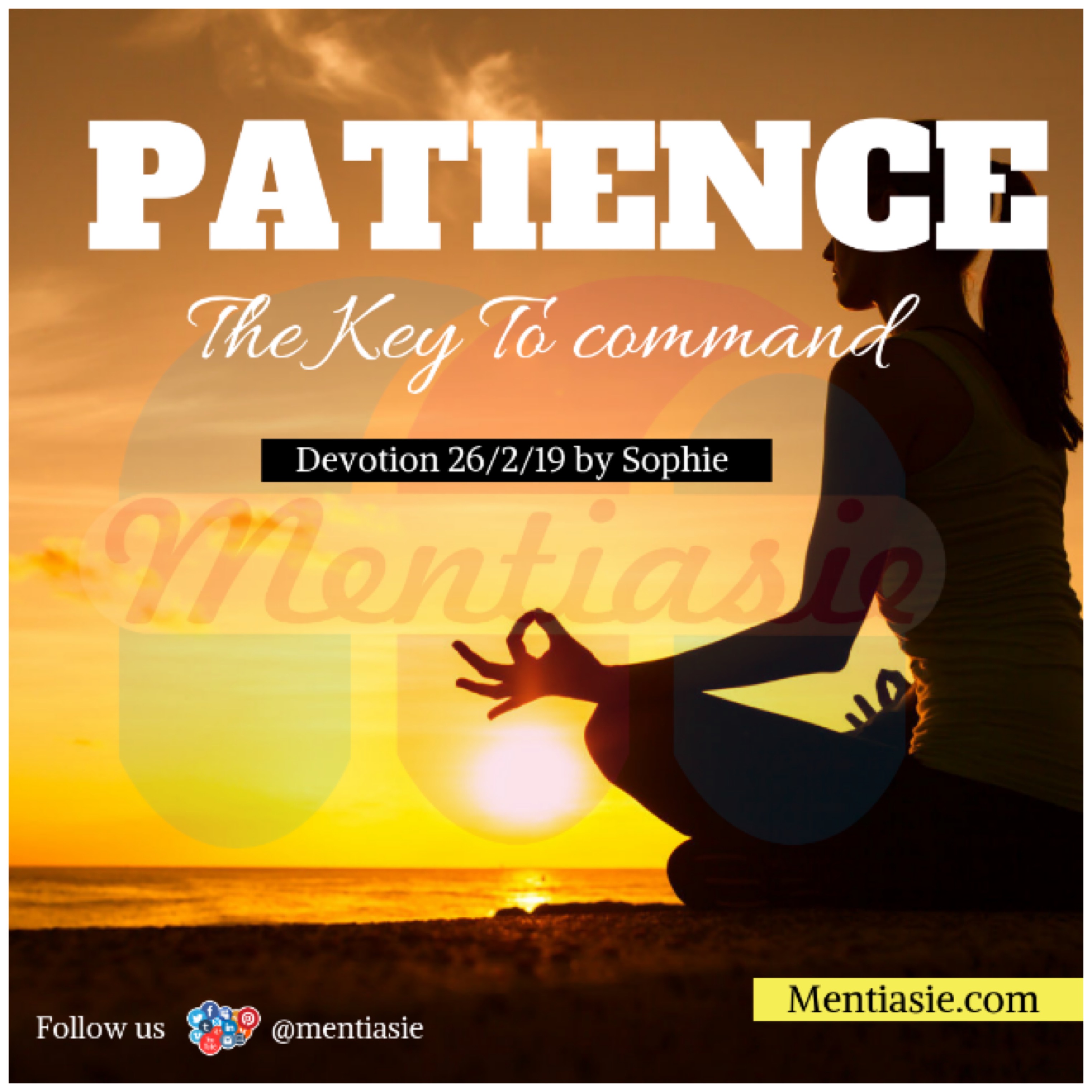 PATIENCE THE KEY TO COMMAND - mentiasie.com
